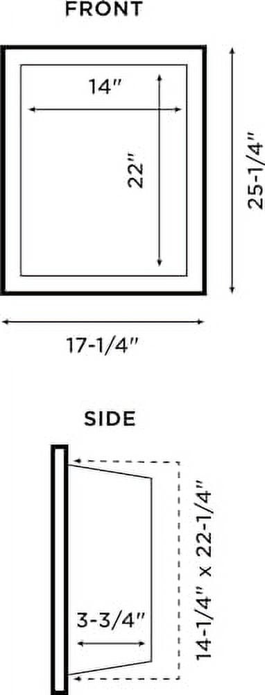 EZ-NICHES - USA - EZLRN - 14in X 22in - Made To Tile - Recessed Tile ...