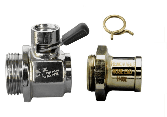 EZ Oil Drain Valve EZ-203 Cummins L10 M11 N14 ISM Paccar MX13 With Hose ...