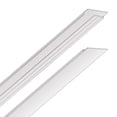 EZ-On T-bar Ceiling Grid Cover Kit - Snap On - White - 58 Piece (96 sq ...