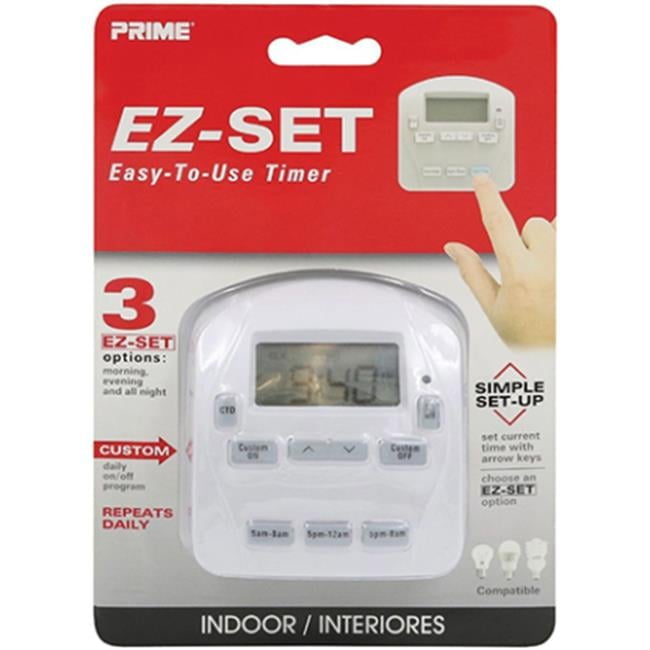 EZ Outlet Indoor Timer Set, White - Walmart.com