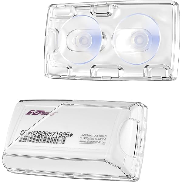 EZ Pass Holder with Powerful Suction Cups for Windshield,Secure Your ...