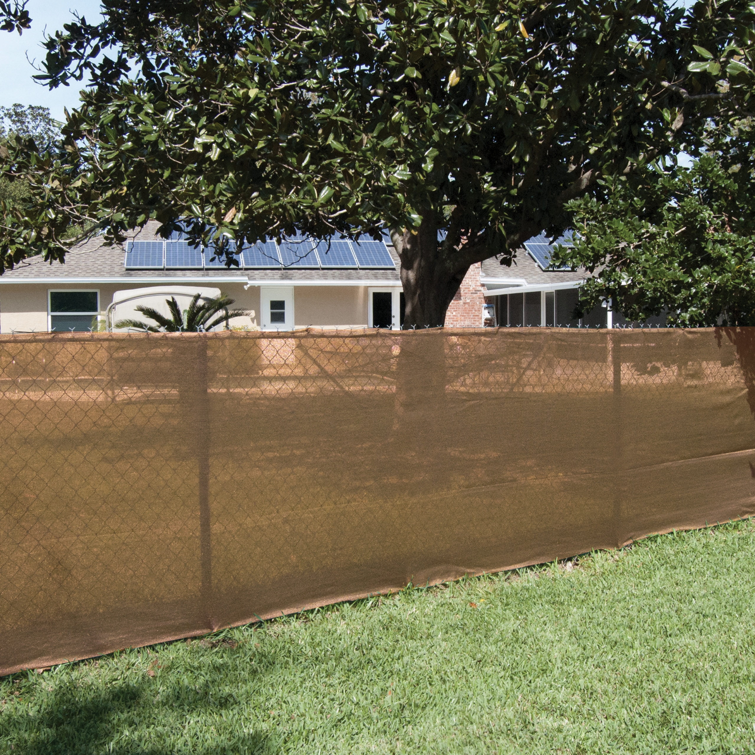 EZ Privacy Screen™, 44" x 50' Tan - Walmart.com