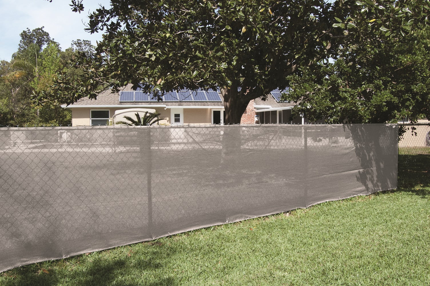 E-Z Products 68" x 50' Grey Outdoor Panel Privacy Screens - Walmart.com