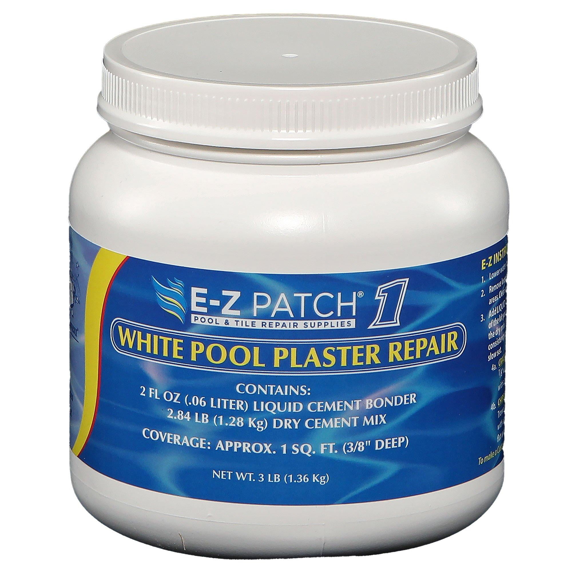 E-Z Patch 1 White Pool Plaster Repair - 3 lb EZP-001 - Walmart.com