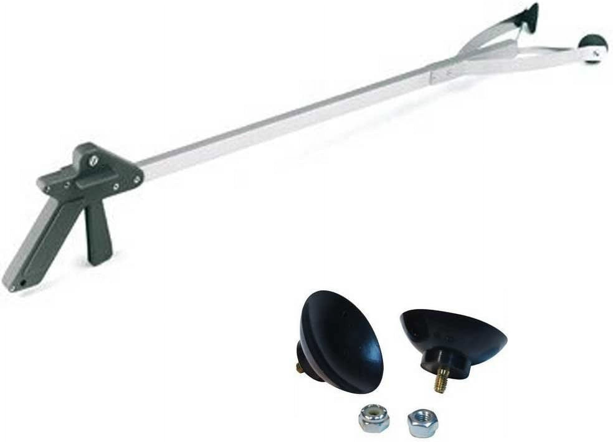 EZ Reacher 32" with Pair Replacement Rubber Gripper Cups (Bundle, 2 ...