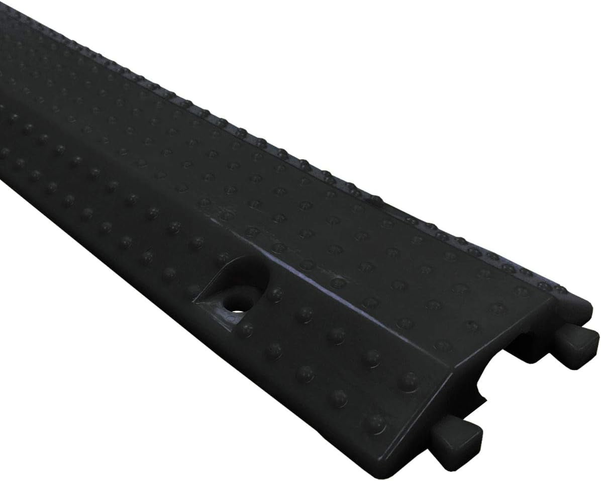 EZ Runner PVC Mini Drop Over Cable Ramp - Black - Walmart.com