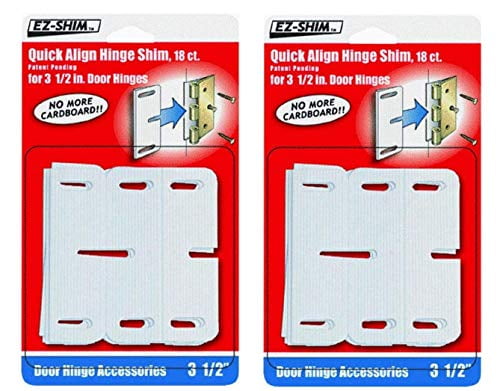 EZ-SHIM HS350BP 3.5" Hinge Shim (36 Pack) - Walmart.com