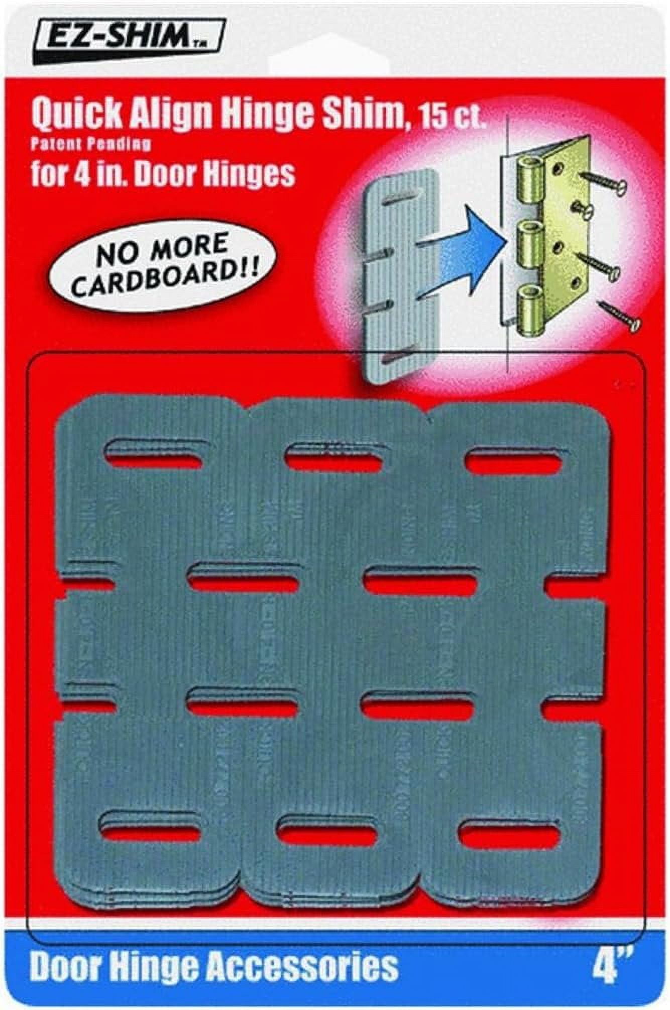 EZ-Shim, Inc. HS400BP Quick Align Hinge Shim 2 Pack - Walmart.com