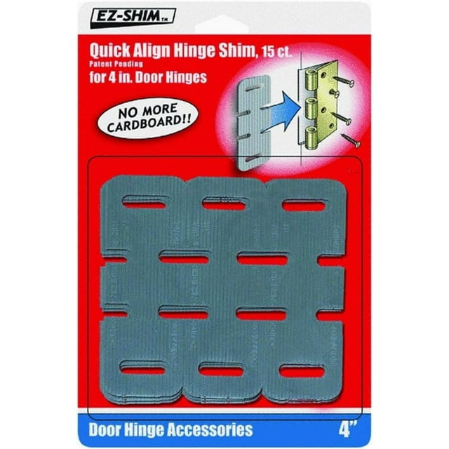 EZ-Shim, Inc. HS400BP Quick Align Hinge Shim 2 Pack - Walmart.com