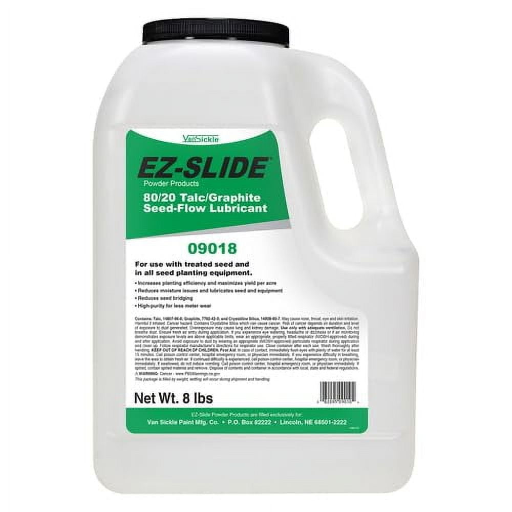 EZ-Slide Seed Powder Lubricant 80% Talc 20% Graphite 8 lbs. fits ...