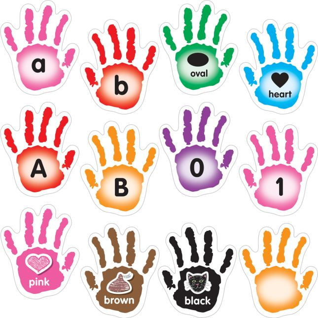 EZ Stick High-Five Letters, Numbers, Shapes, And Colors - 108 decals ...