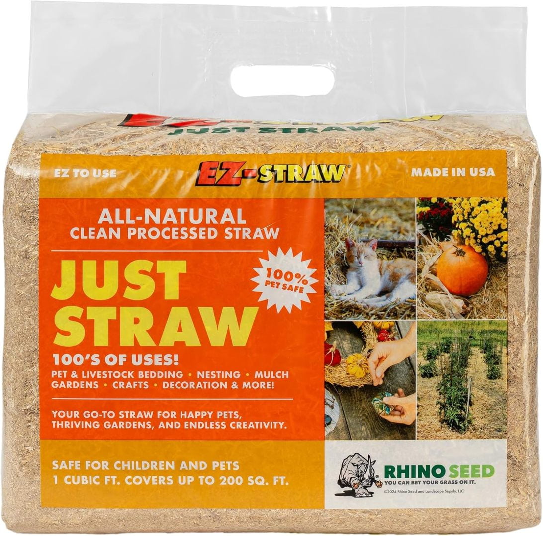 EZ-Straw Just Straw Clean Processed Straw - Multi Purpose - Small Bale ...