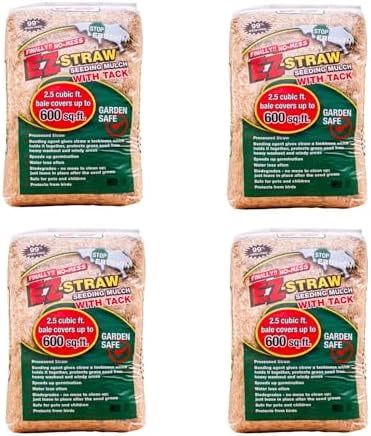 EZ-Straw Seeding Mulch with Tack - Biodegradable Processed Straw ? 2.5 ...