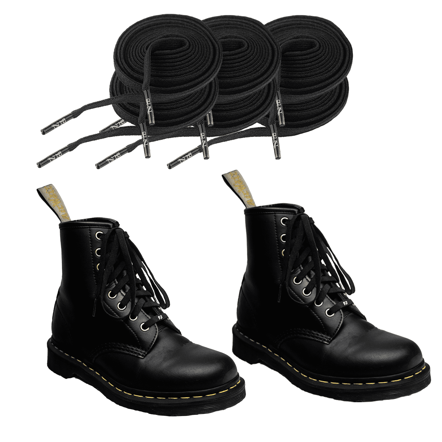 EZ Stretch slip on shoe laces pair, Elastic flat stretchy shoe laces ...