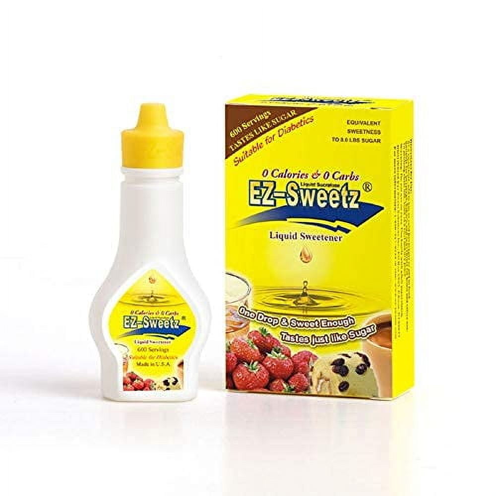 EZ-Sweetz (0.75 oz - Liquid Sweetener 600 Servings/Bottle) | 1 Pack ...