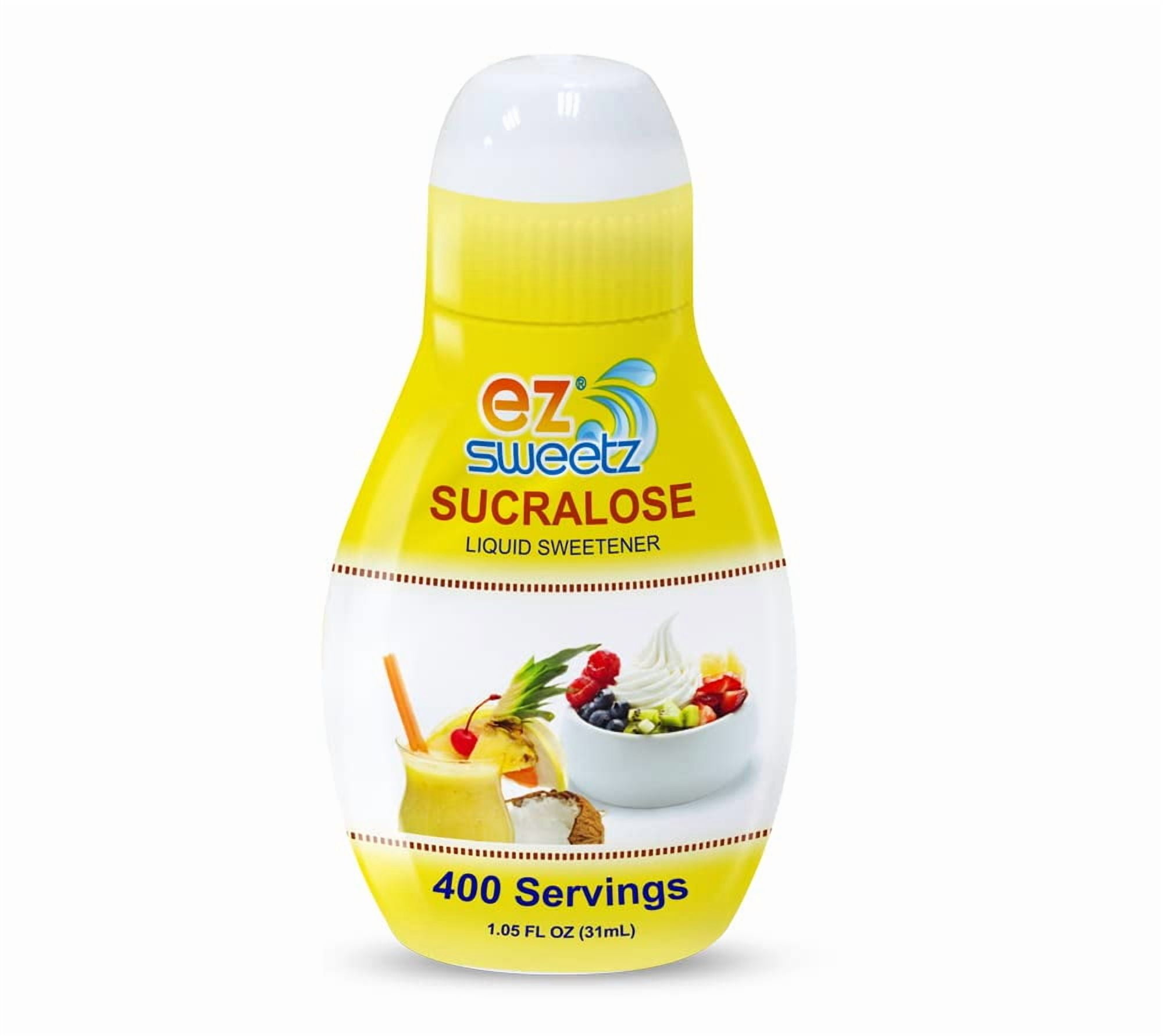 EZ-Sweetz (3 Pack |1.05oz DEF29 - Liquid Sweetener 400 Servings/Bottle ...