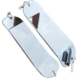 EZ Tackle Delta Flasher 8" Chrome - Walmart.com