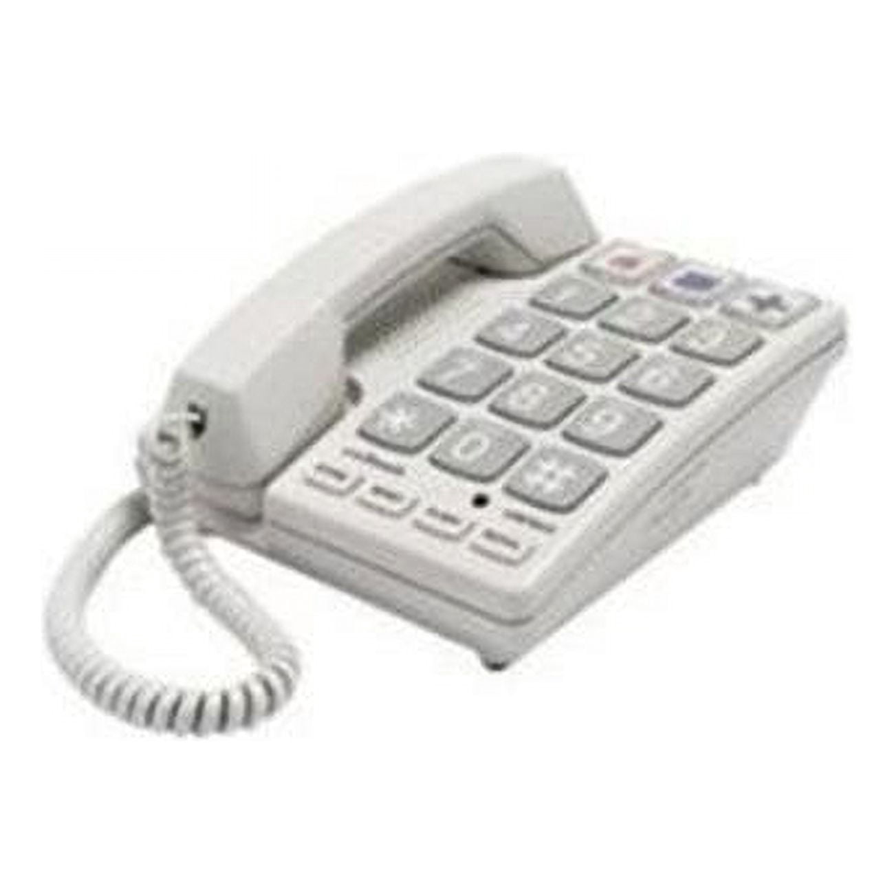 EZ Touch Big Button Telephone - Sandstone - Walmart.com