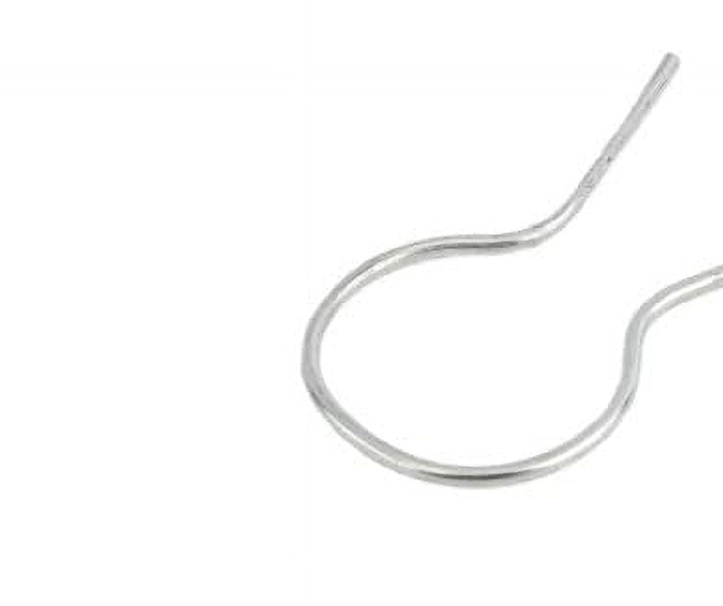 EZ Twist 1 3/8" Preformed 11 Gauge Galvanized Steel Fence Ties - (100 ...