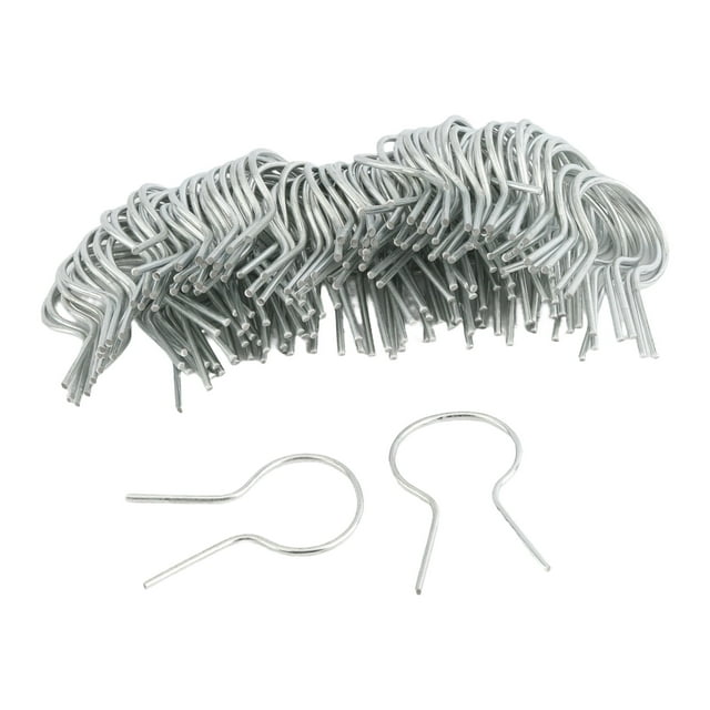 EZ Twist 1 3/8" Preformed 11 Gauge Galvanized Steel Fence Ties - (100 ...