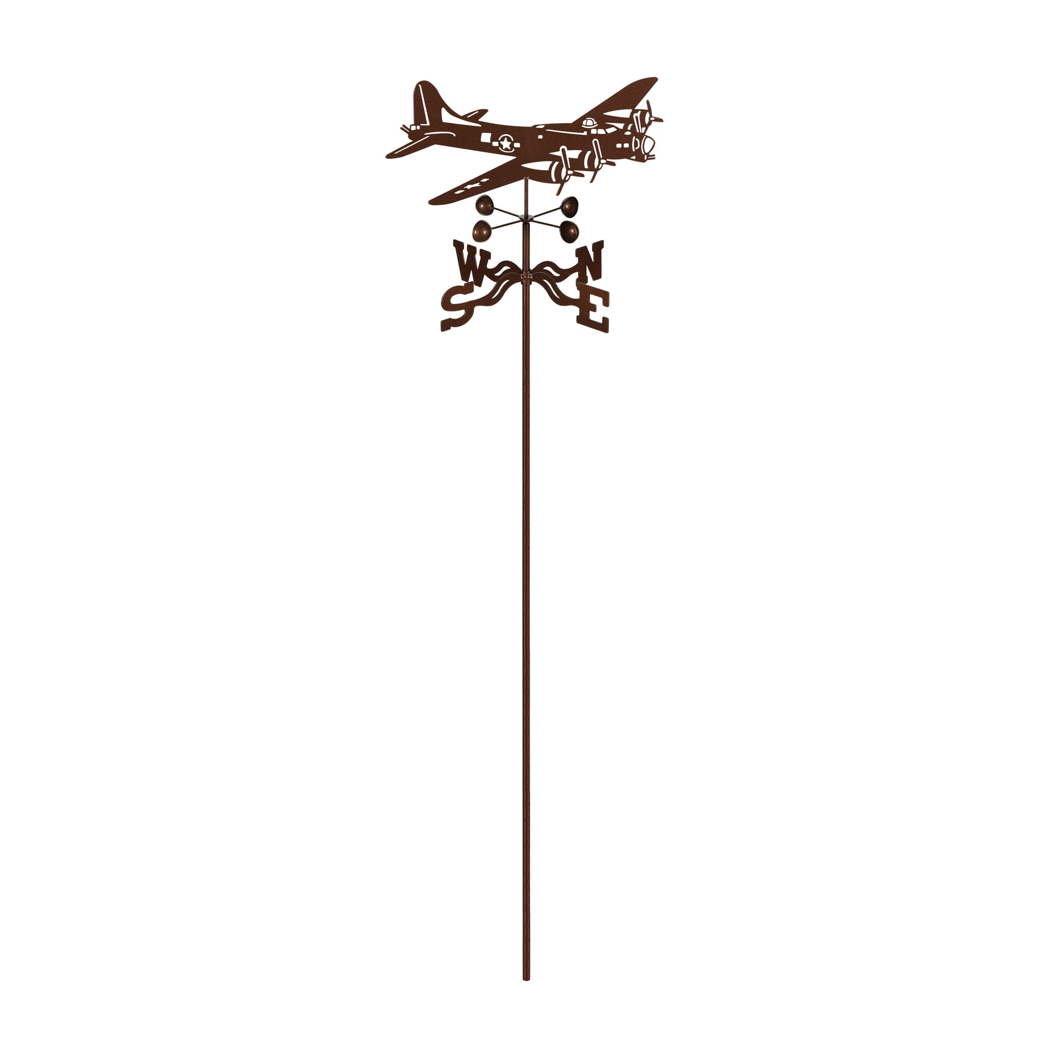 EZ Vane B-17 Airplane Weathervane — Garden Mount, Wind Cups, Antique ...