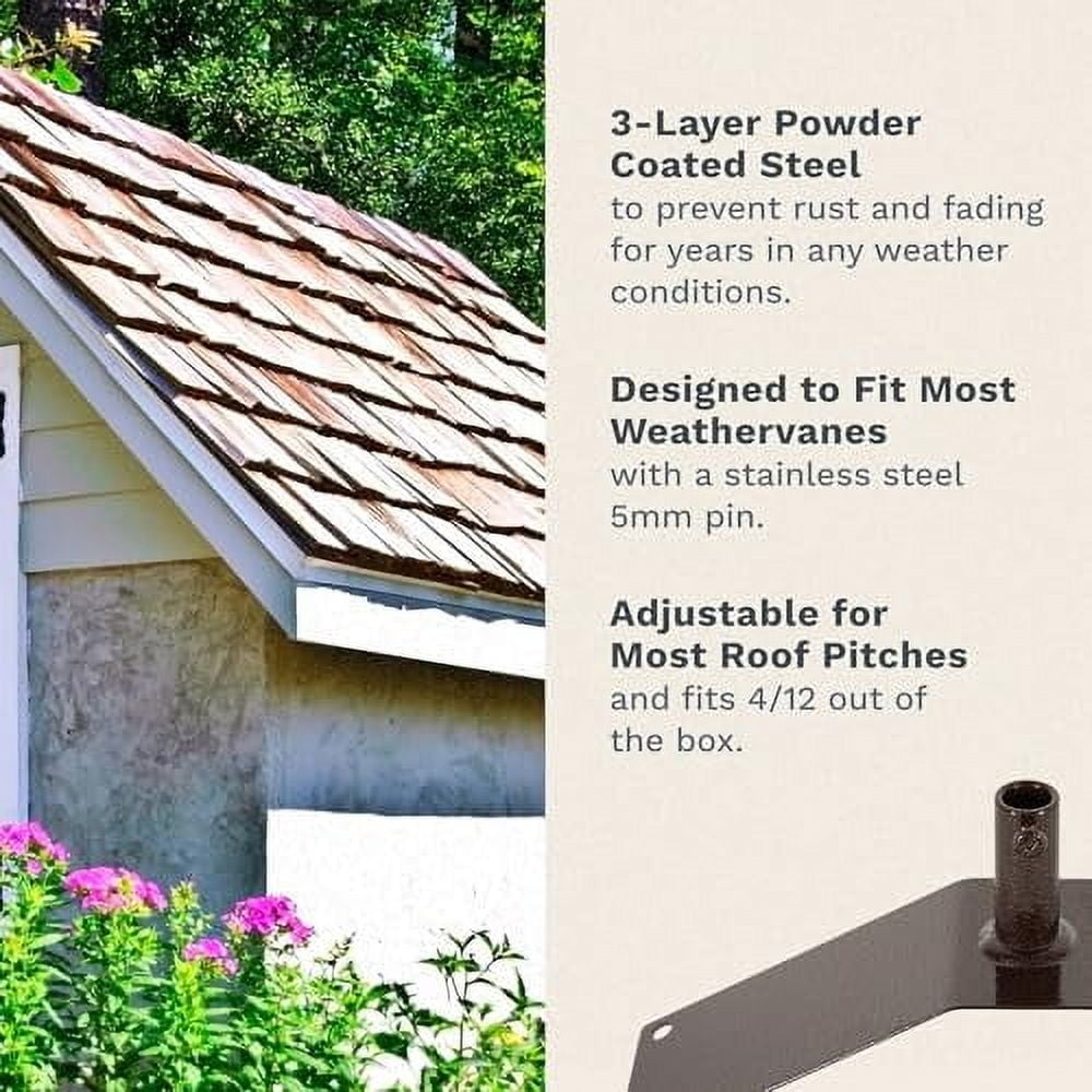 EZ Vane Golden Retriever Dog Weathervane — Roof Mount, Wind Cups ...
