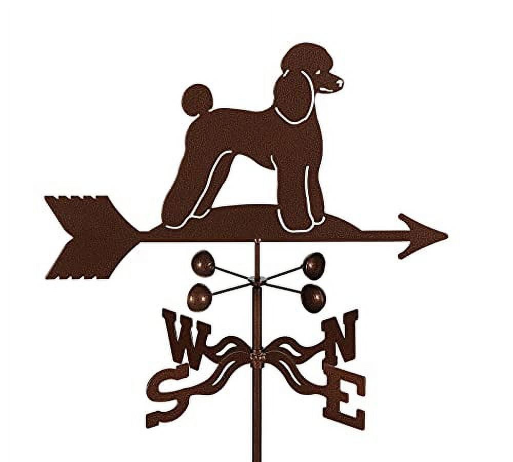 EZ Vane Poodle Weathervane 21 Inch Wide Garden Stake - Walmart.com