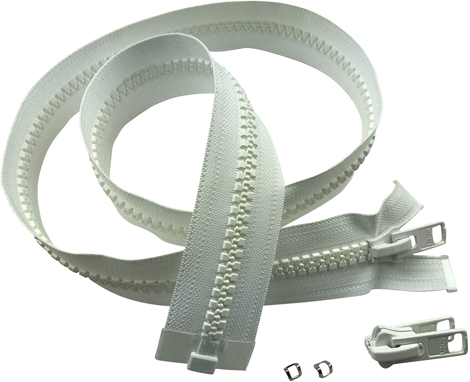 EZ-Xtend Lenzip #10 Separating Zipper for Canvas - Heavy Duty Cut to ...