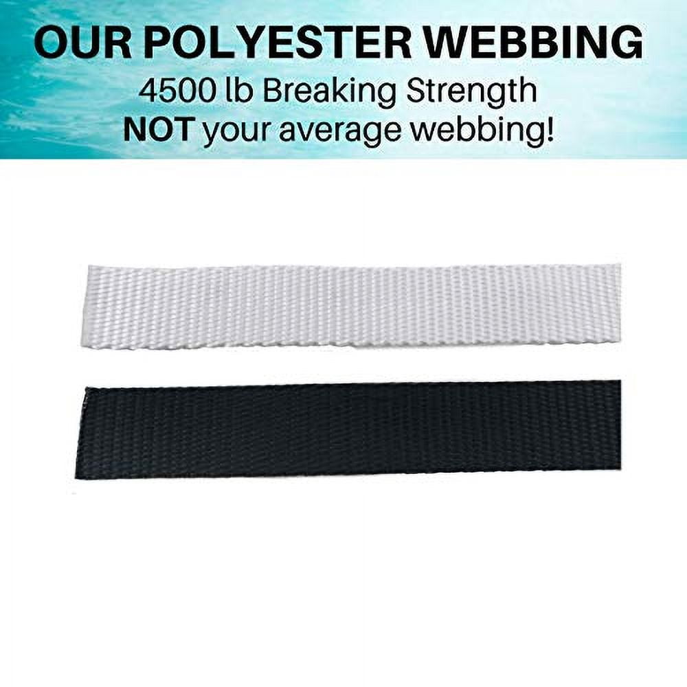 EZ-Xtend Polyester Webbing 1 inch Strap – Heavy Duty Polyester Strapping Outlasts & Outperforms ...