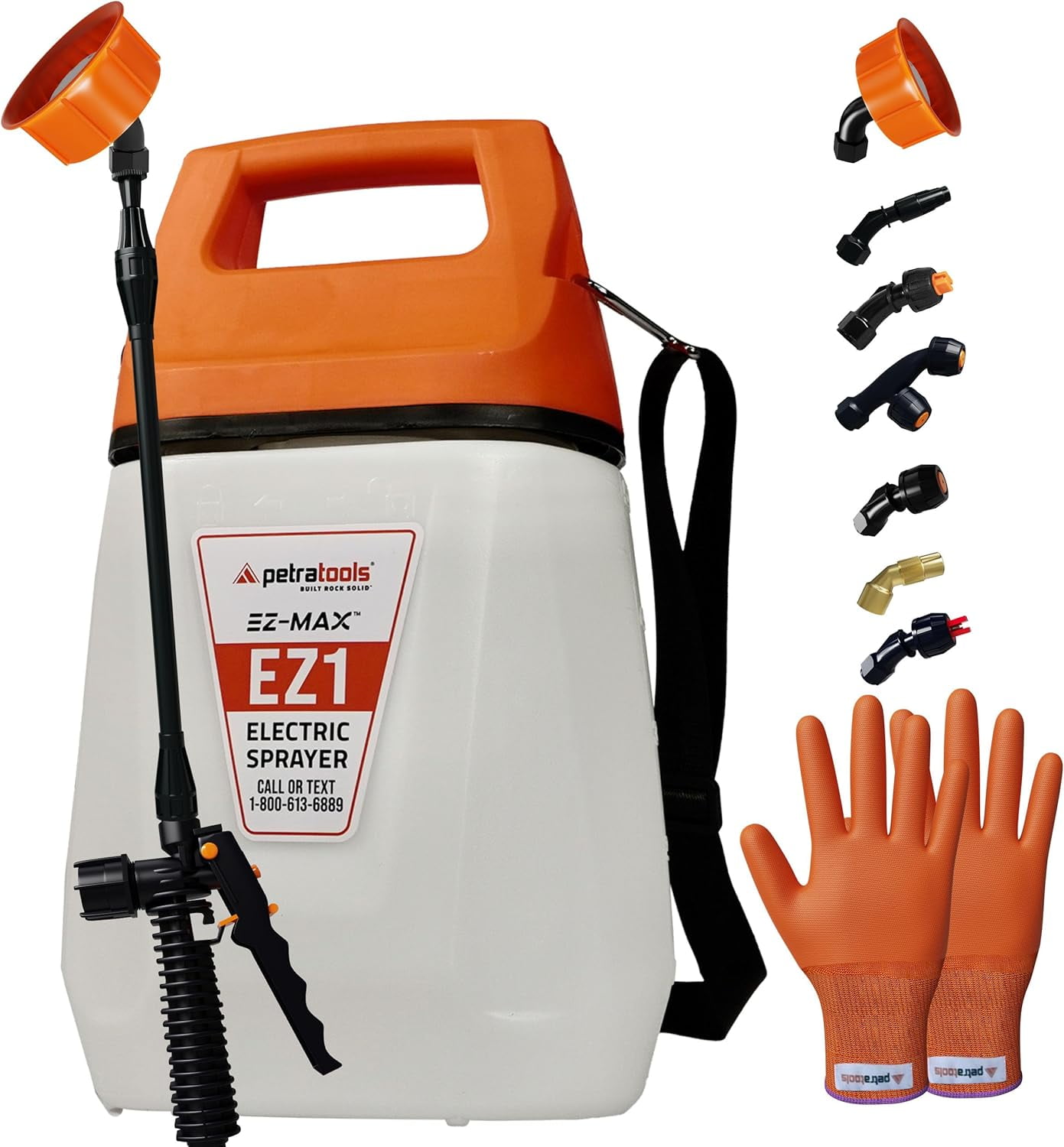 EZ1 Battery Powered Sprayer 1 Gallon - Lawn and Garden Electric Sprayer ...