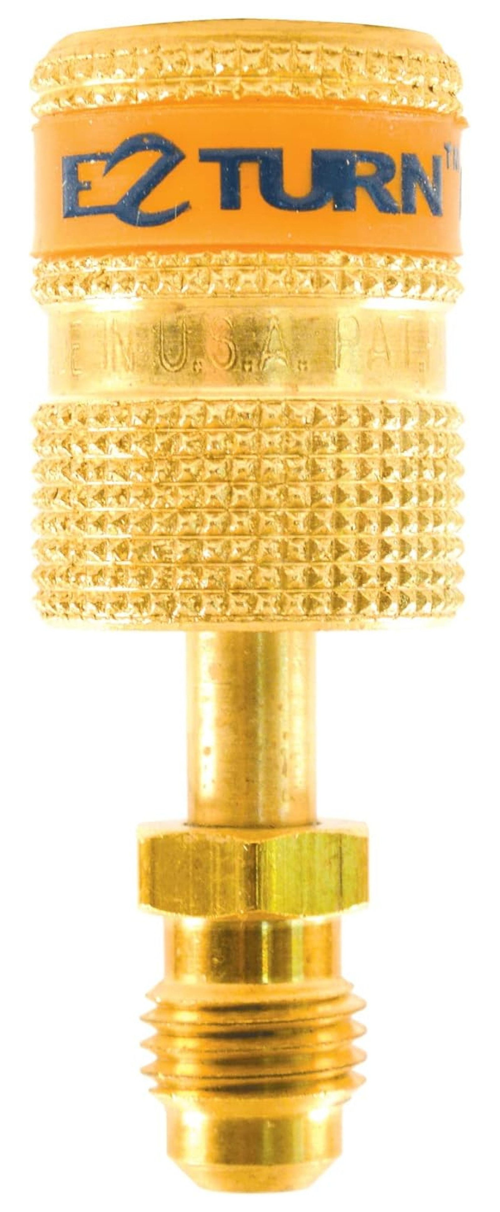 EZAB EZ-Turn Anti-Blowback Adapter, 1/4" M.F. x 1/4" FF Straight ...