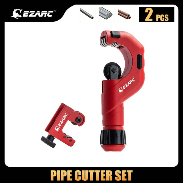 EZARC 2-Piece Tubing Cutter Set with 3/16 to 2-inch Outer Diameter ...