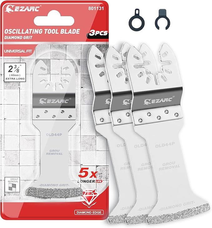 EZARC Diamond Oscillating Blade, Extra Long Reach Oscillating Multi ...