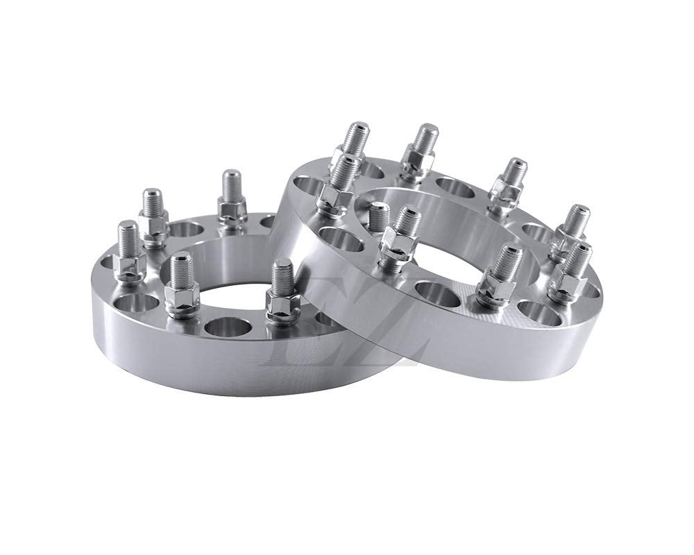 EZAccessory 2 Wheel Adapters 8x6.5 to 8x200 (8x165 to 8x200) Thickness ...