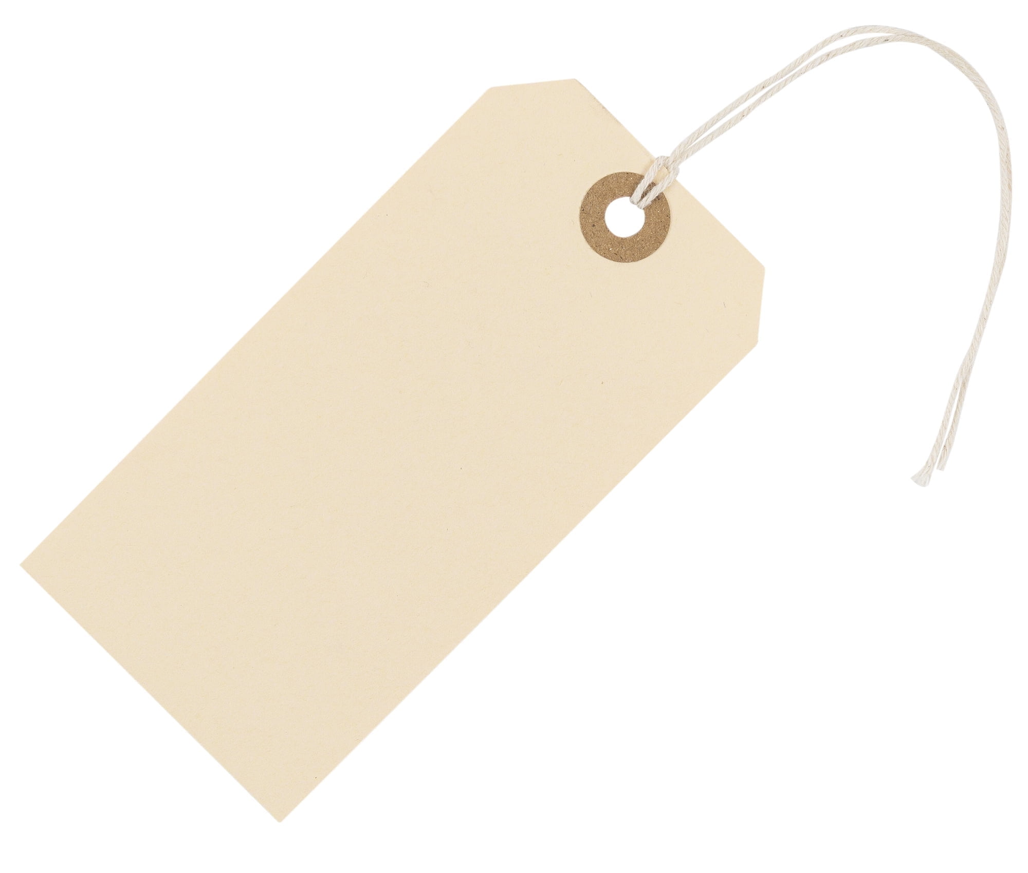 EZDOM, Labeling Tags with String, 4 3/4" x 2 3/8", Manila, 100 Pack ...