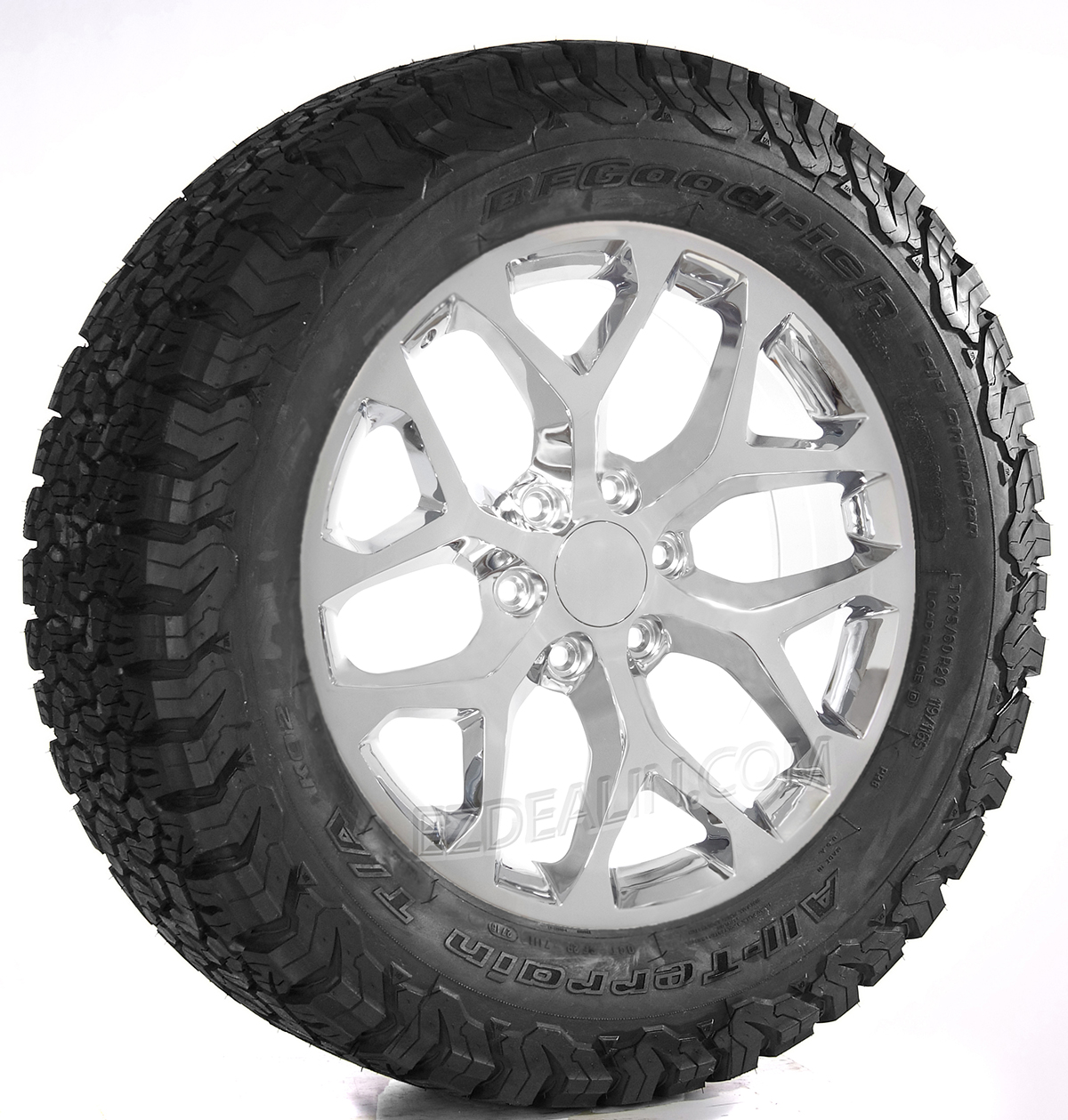 20" GM Snowflake Wheels & All-Terrain Tires Set for Chevy, GMC ...