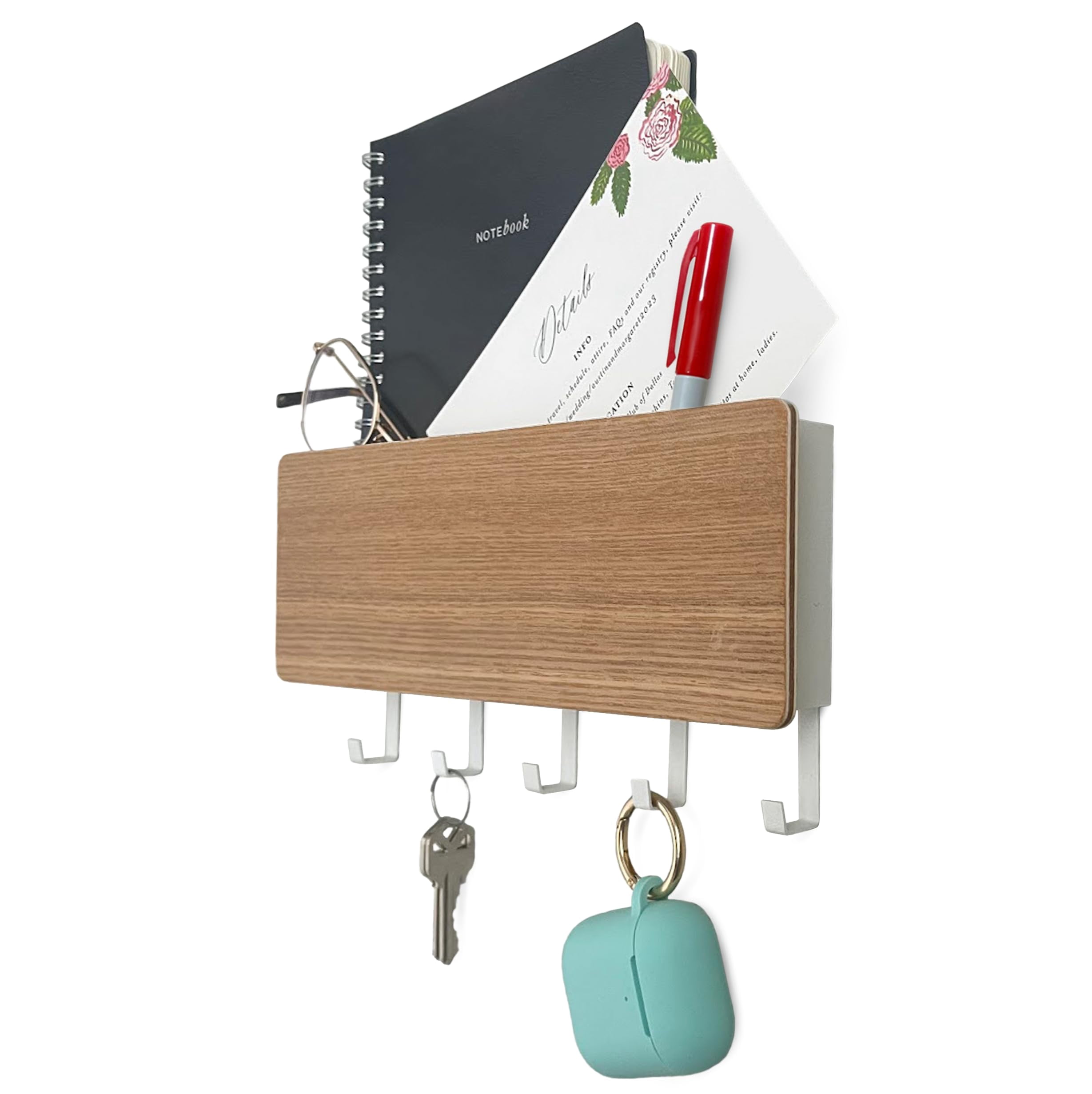 EZENTIAL Adhesive Key Holder for Wall - Modern Key Holder for Wall ...