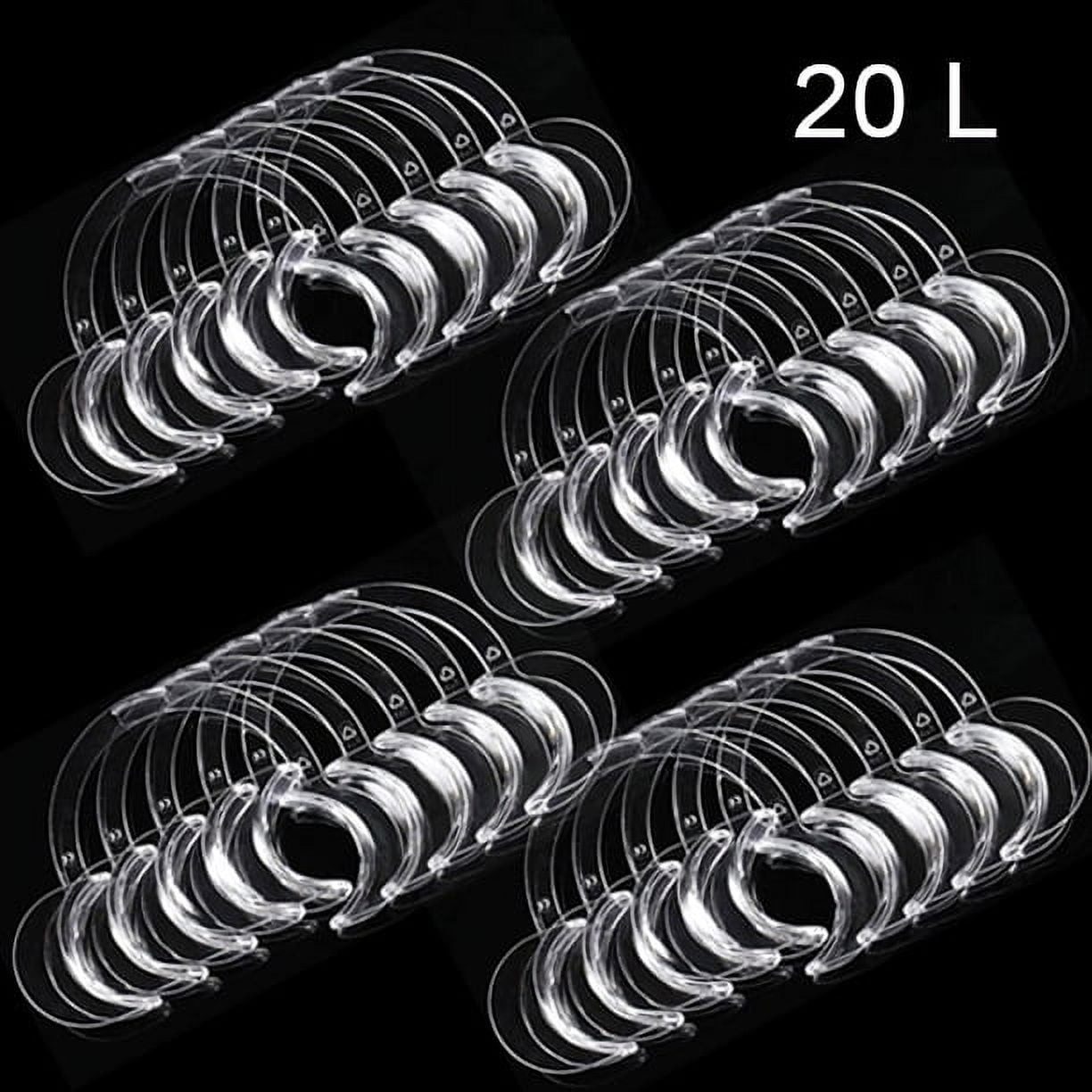 EZGO 20pc Large C-Shape Dental Mouth Opener, Teeth Whitening Cheek ...