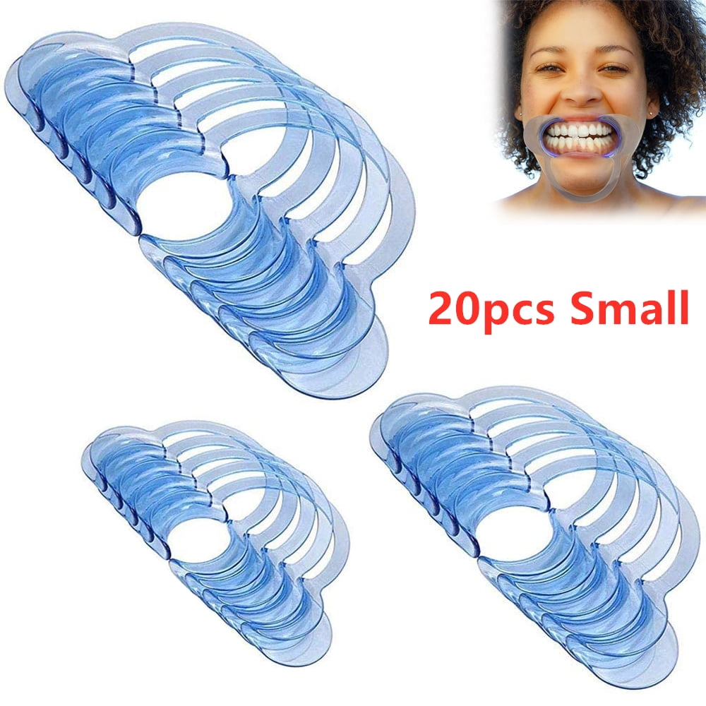 EZGO 20pc Small Mouth Opener Cheek Retractor Dental Grade C-Shape For ...