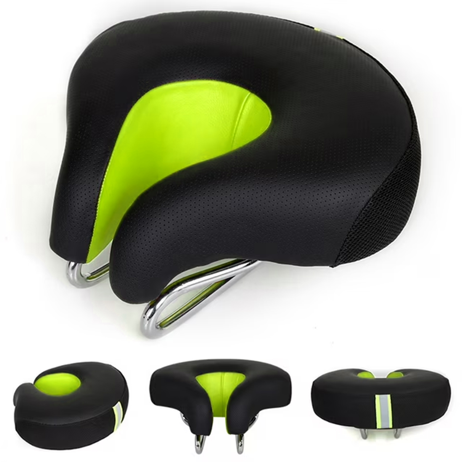 Schwinn Cruise Noseless Saddle, Black - Walmart.com