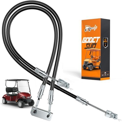 EZGO Brake Cable Set, Golf Cart Driver&Passenger Side Brake Cables for ...