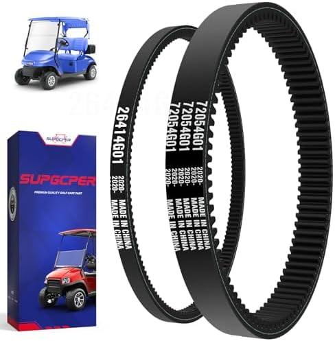 EZGO Drive Belt & Starter Belt, Golf Cart Drive Belt & Starter Generator Belt Kits Fit 1994-UP ...