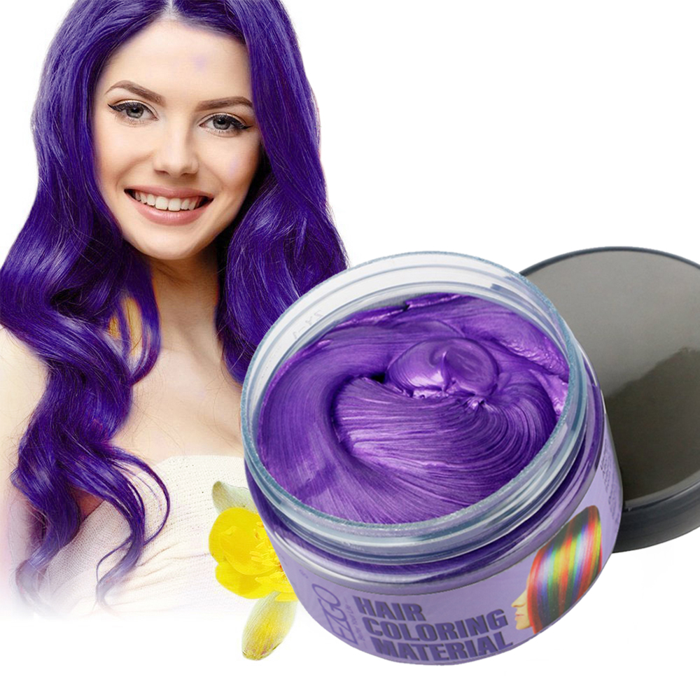 EZGO Hair Color Wax Temporary DIY Hair Coloring Styling Cream Mud Dye ...