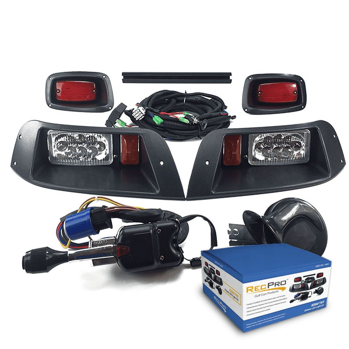 EZGO TXT Deluxe Street Legal ALL LED Light Kit Models (1996-2013 ...