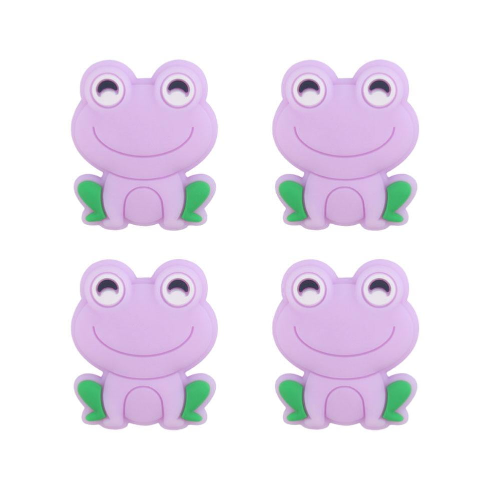 EZLIFE 4 Pack Frog Knitting Needle Stoppers Knitting Needles Point ...