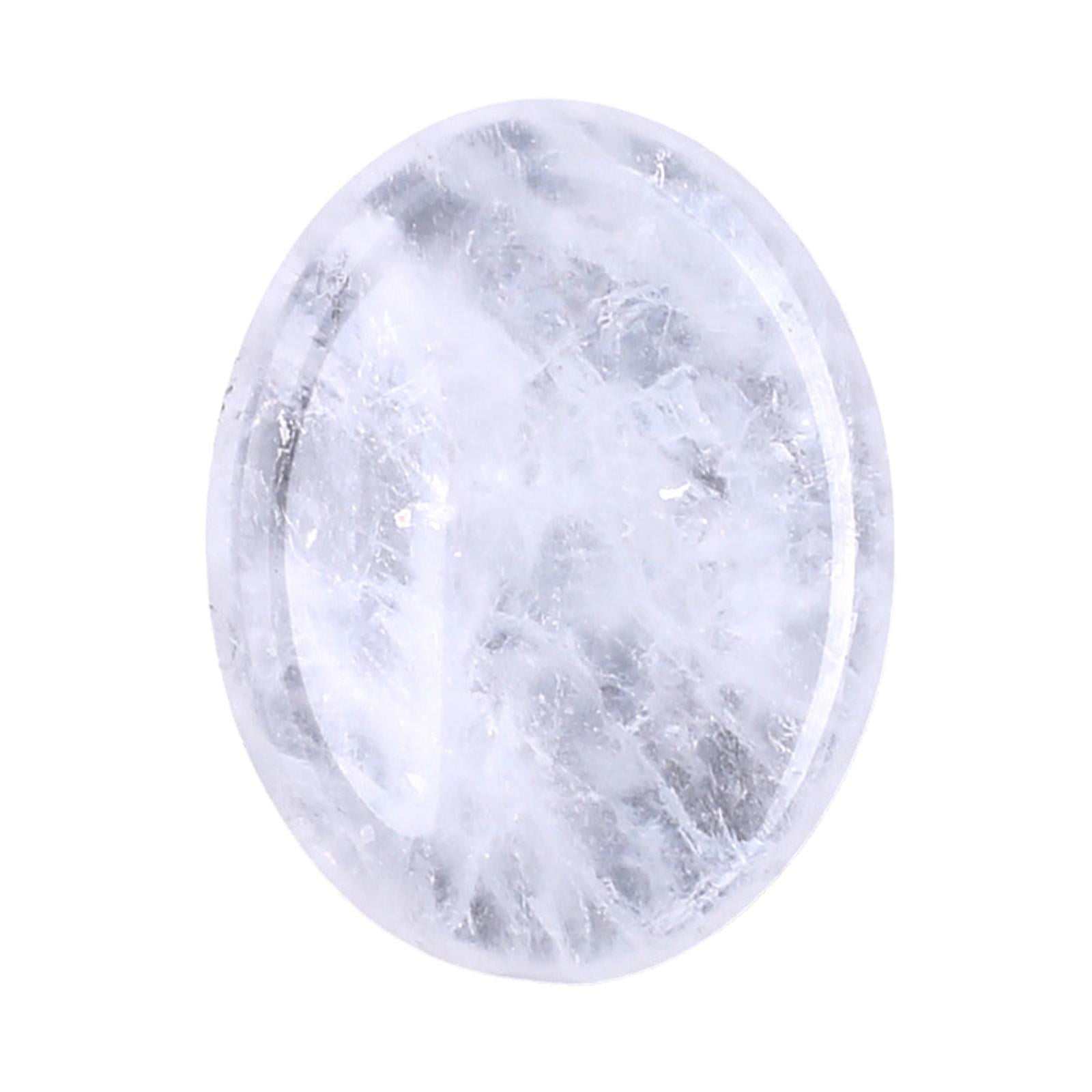 EZLIFE 7 Chakra Worry Thumb Stone Gemstone Reiki Antianxiety Crystal ...