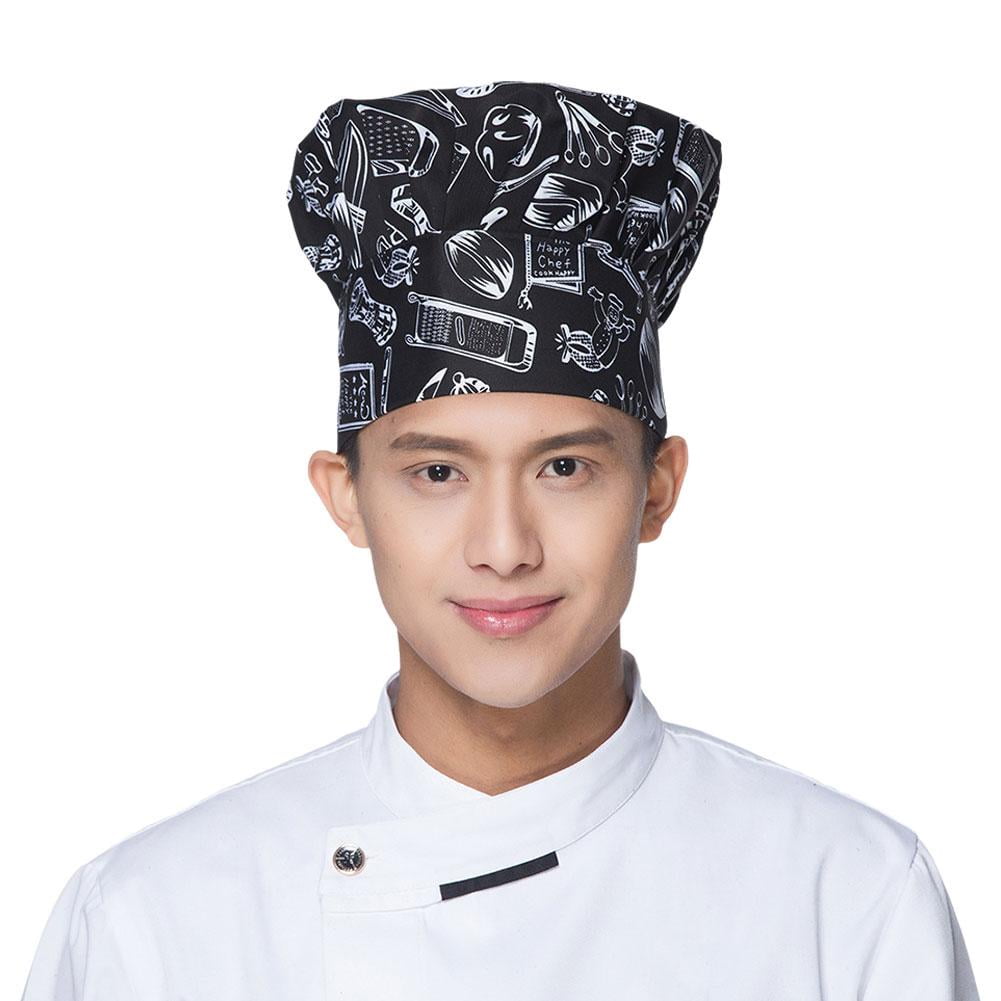 EZLIFE Adjustable Professional Chefs Catering Hat Men Women Cap Cook ...