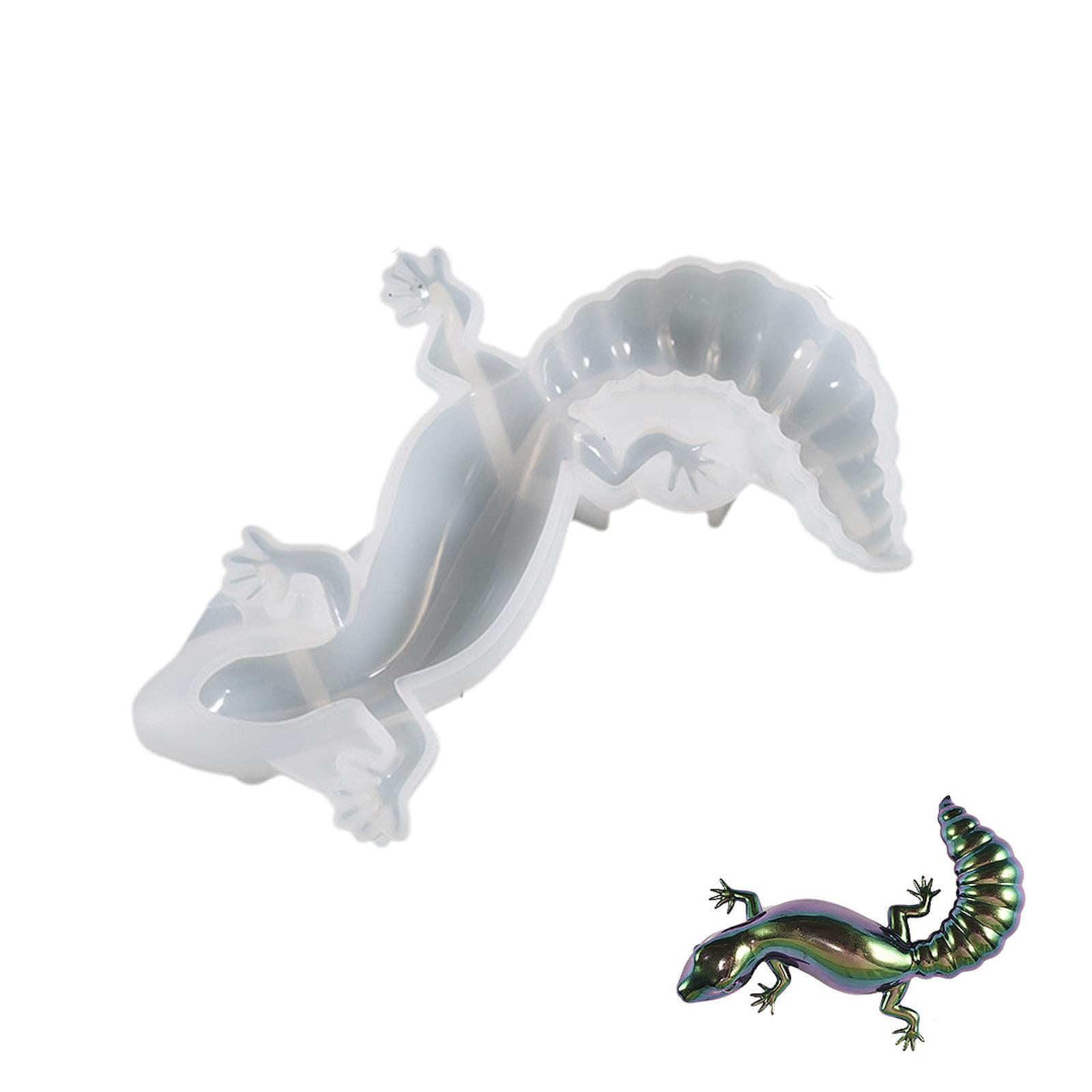 EZLIFE DHliIQQ Resin Animal Molds 3D Frog Silicone Mold Lizard Epoxy ...