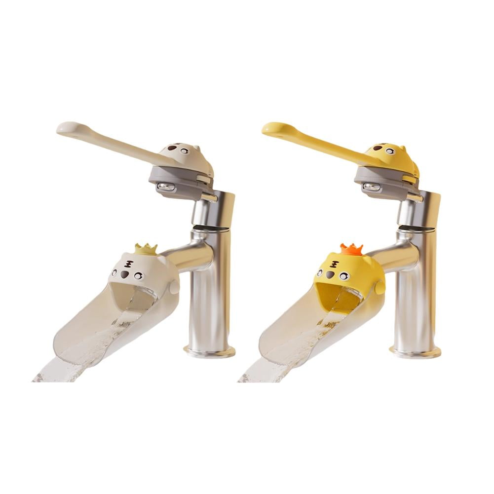 EZLIFE Faucet Cartoon Extender Fun For Kids Reduced Water Splash ...