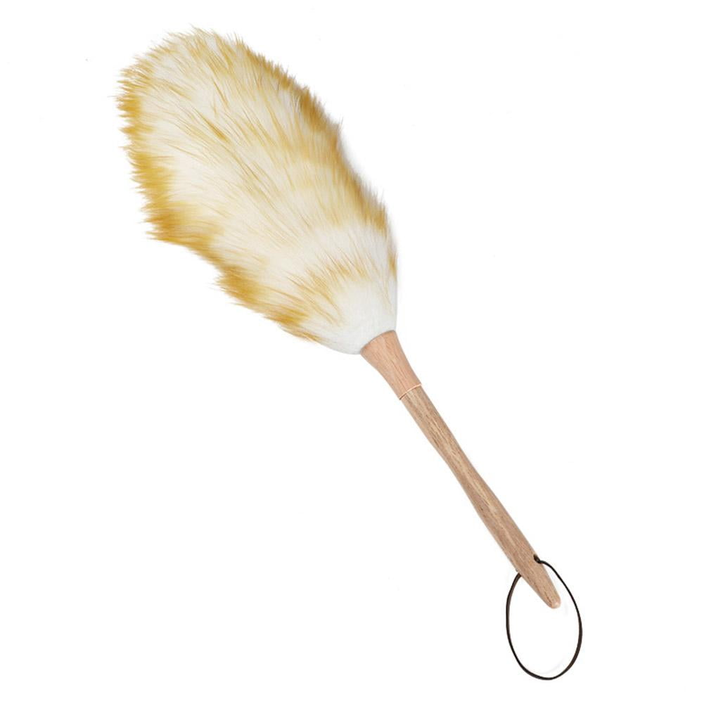 EZLIFE Household Wool Lambswool Feather Brush Duster Dust Cleaning ...